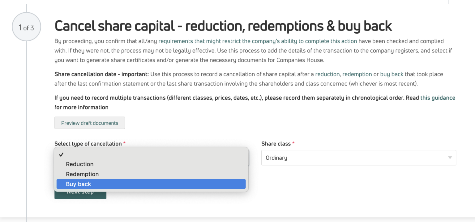 Cancellation of share capital: common questions & answers